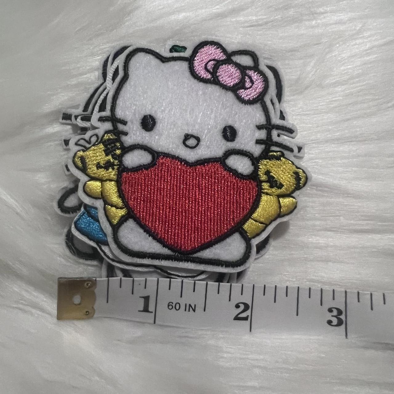 5 hello kitty iron on patches total of 5 patches... - Depop