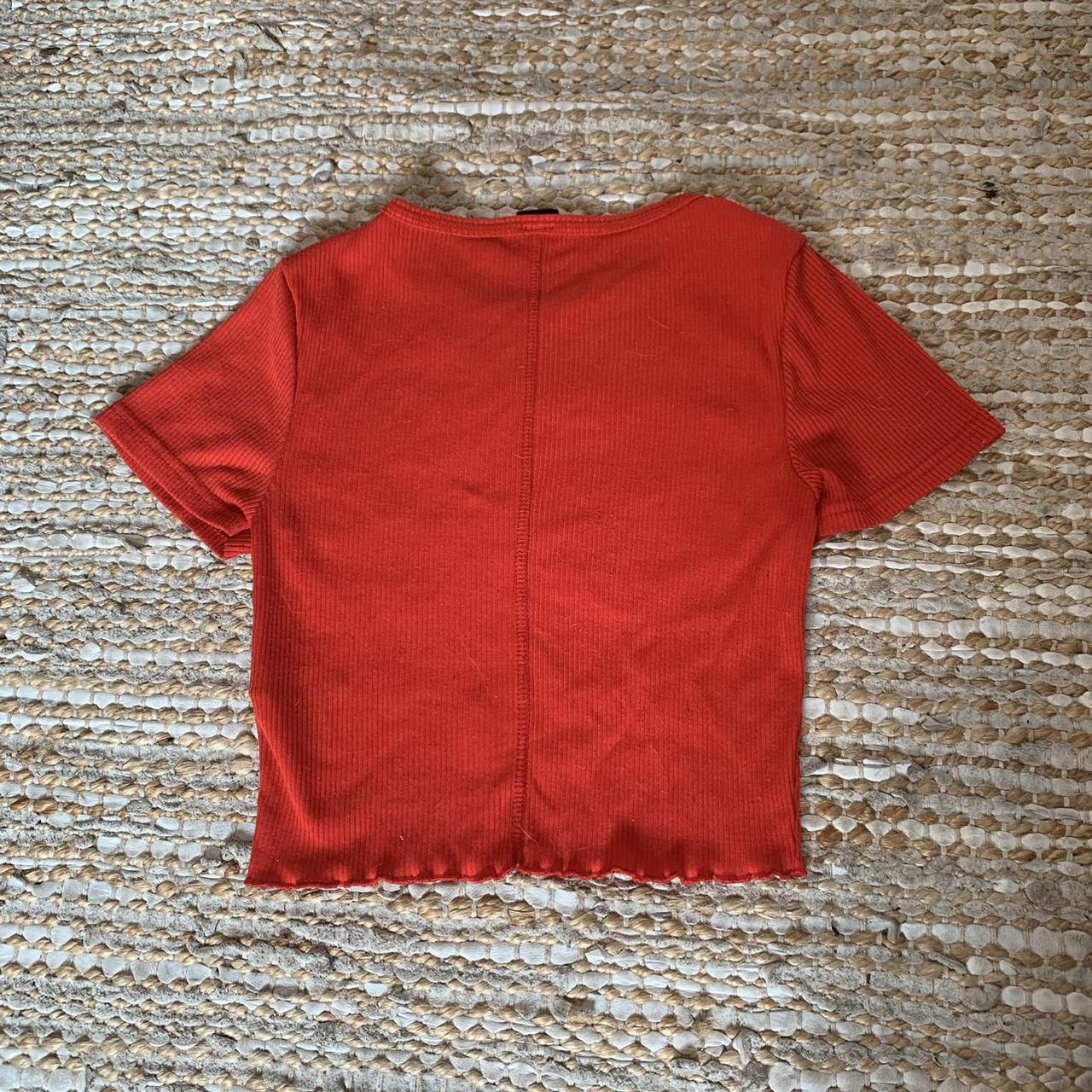 Urban Outfitters Women's Red T-shirt | Depop