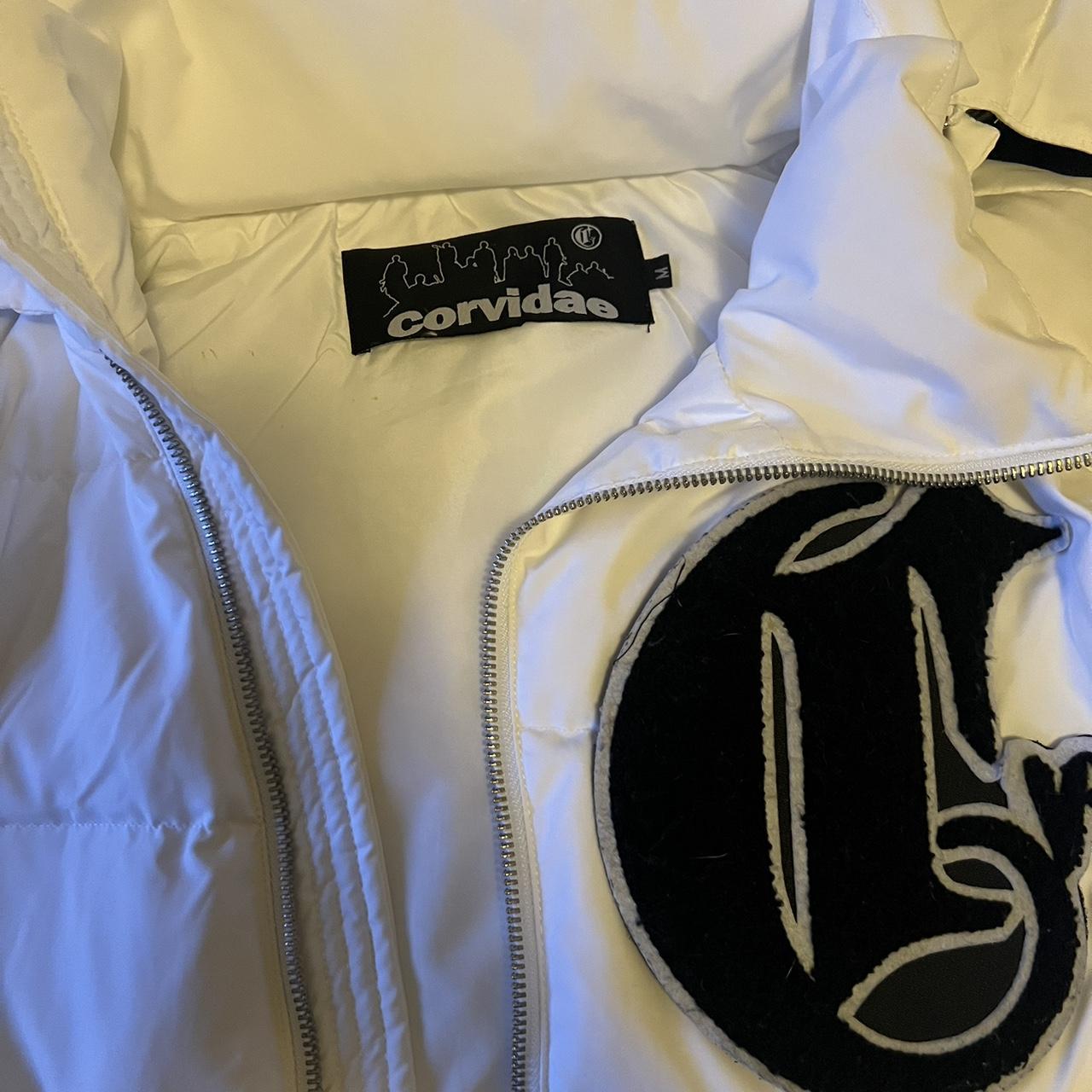 Corvidae white puffer / gilet Detachable arms and... - Depop