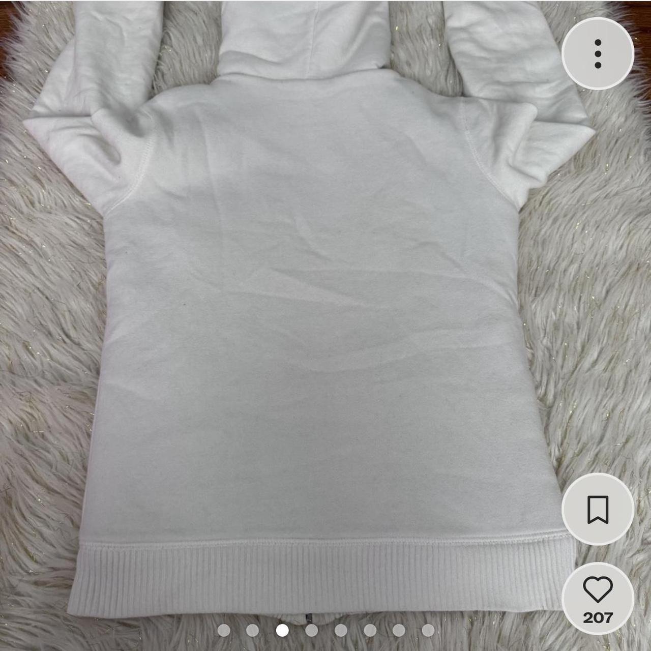 REPOP RARE white Aeropostale fur hoodie is in pre... - Depop