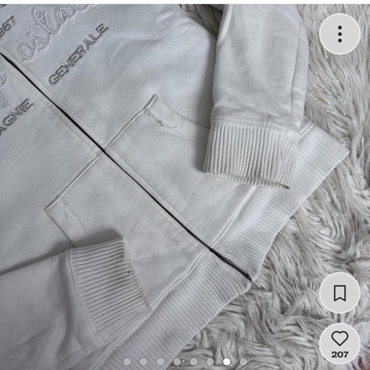 REPOP RARE white Aeropostale fur hoodie is in pre... - Depop