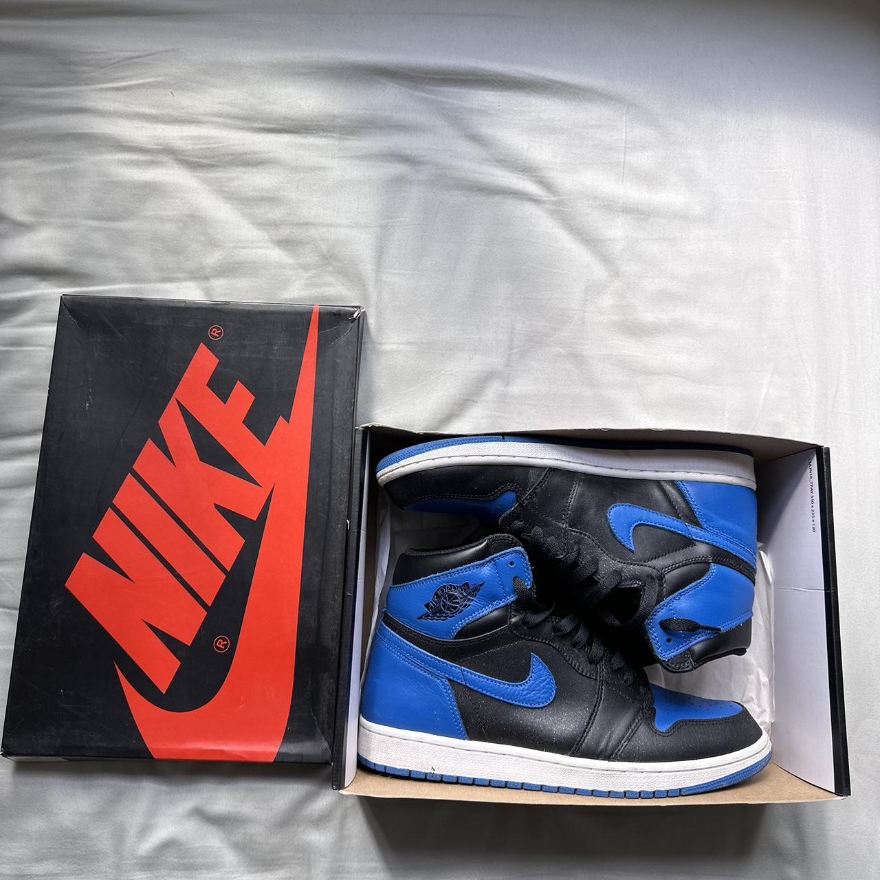Jordan 1 Royal 2017 Comes with OG box and og laces.... - Depop