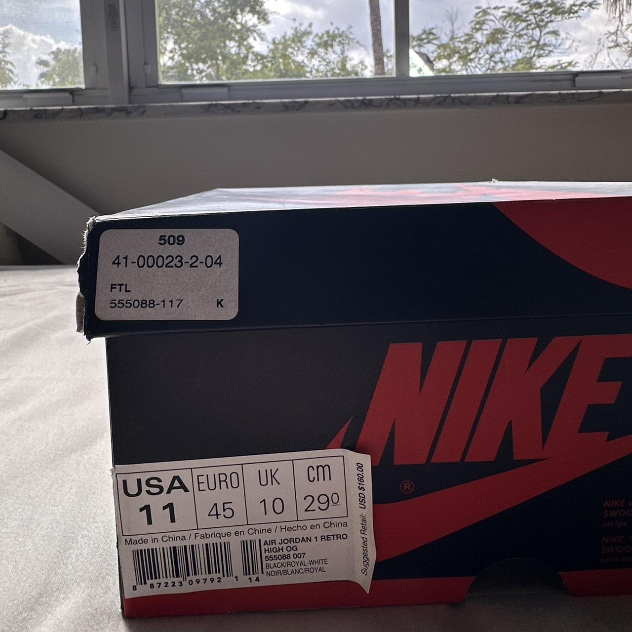 Jordan 1 Royal 2017 Comes with OG box and og laces.... - Depop