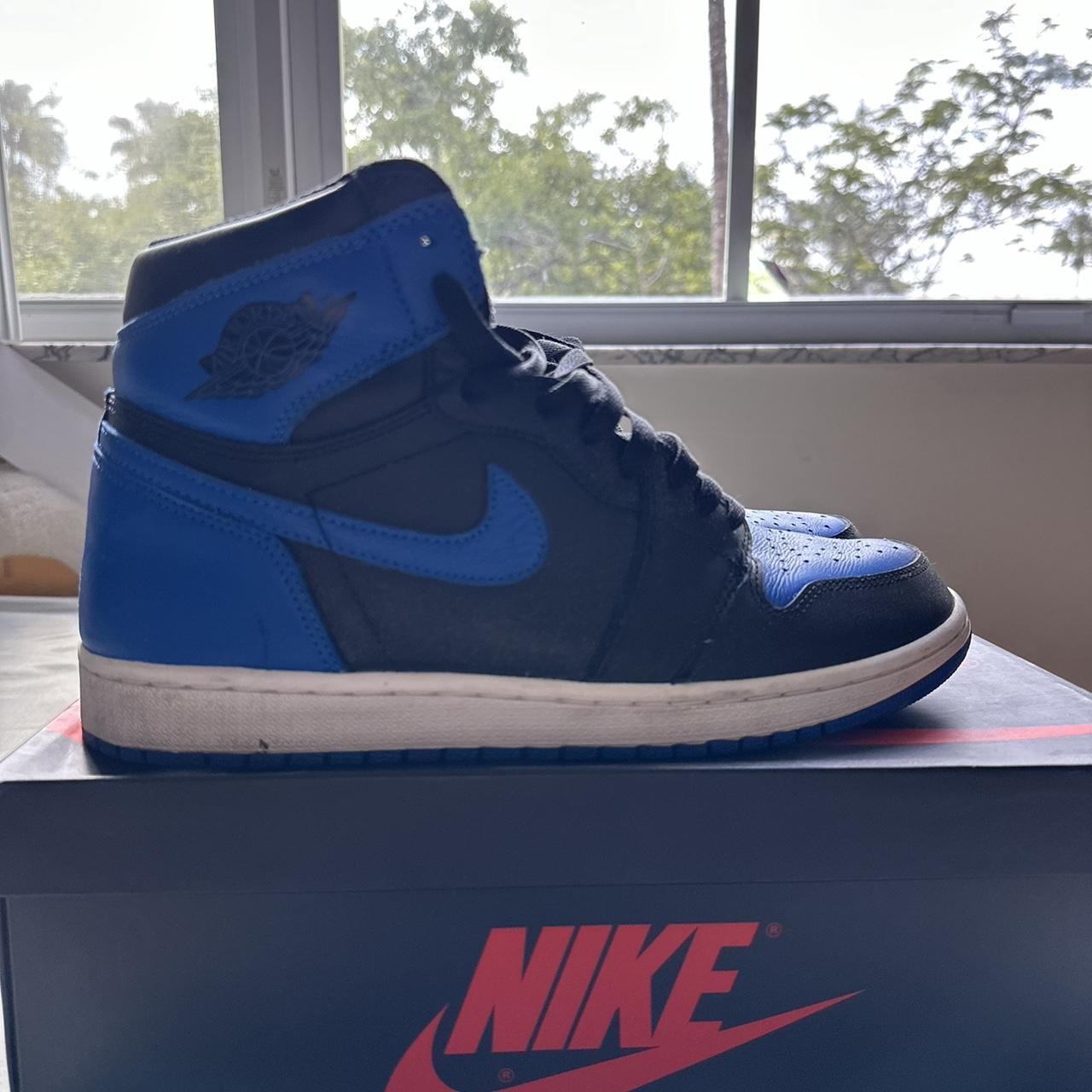 Jordan 1 Royal 2017 Comes with OG box and og laces.... - Depop