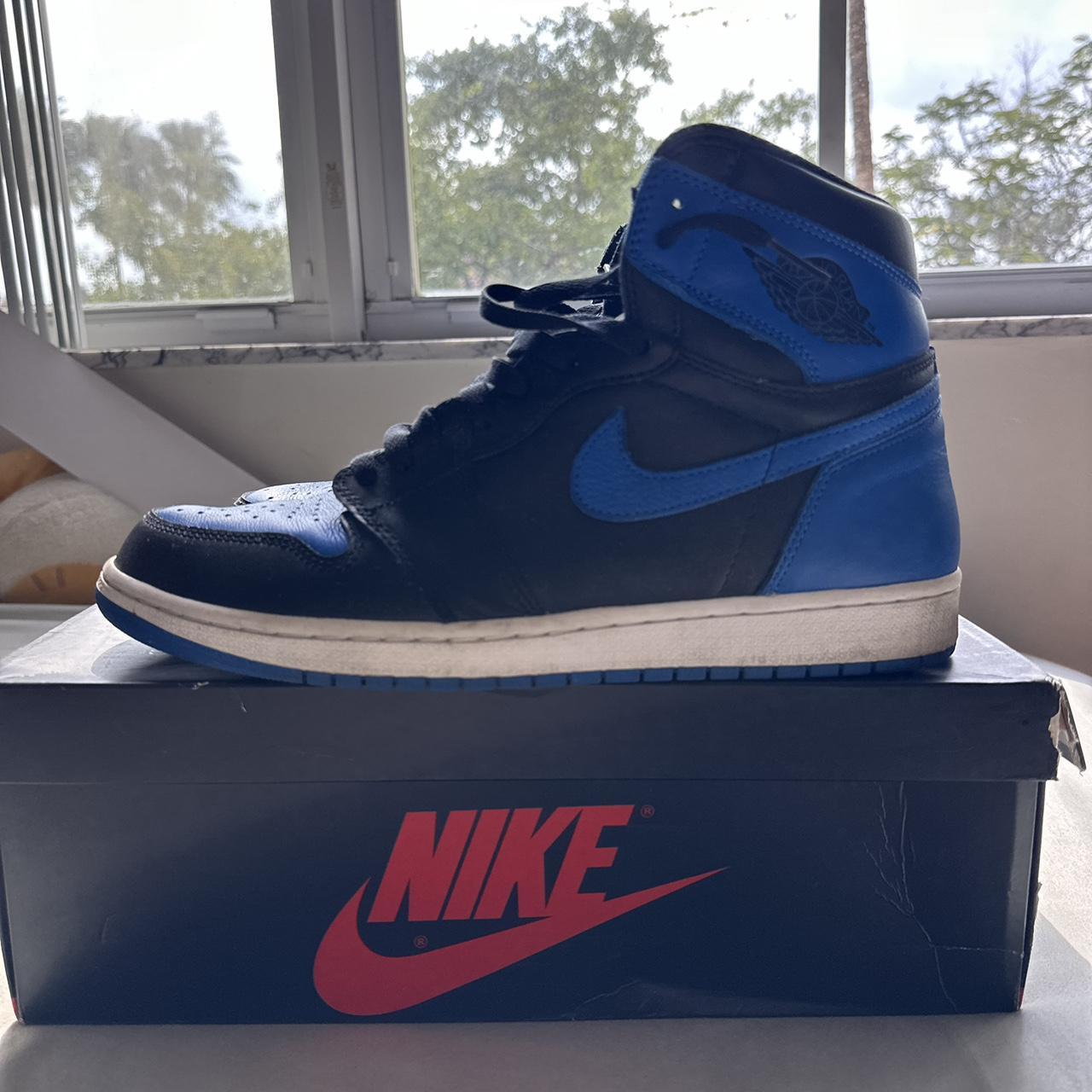 Jordan 1 Royal 2017 Comes with OG box and og laces.... - Depop