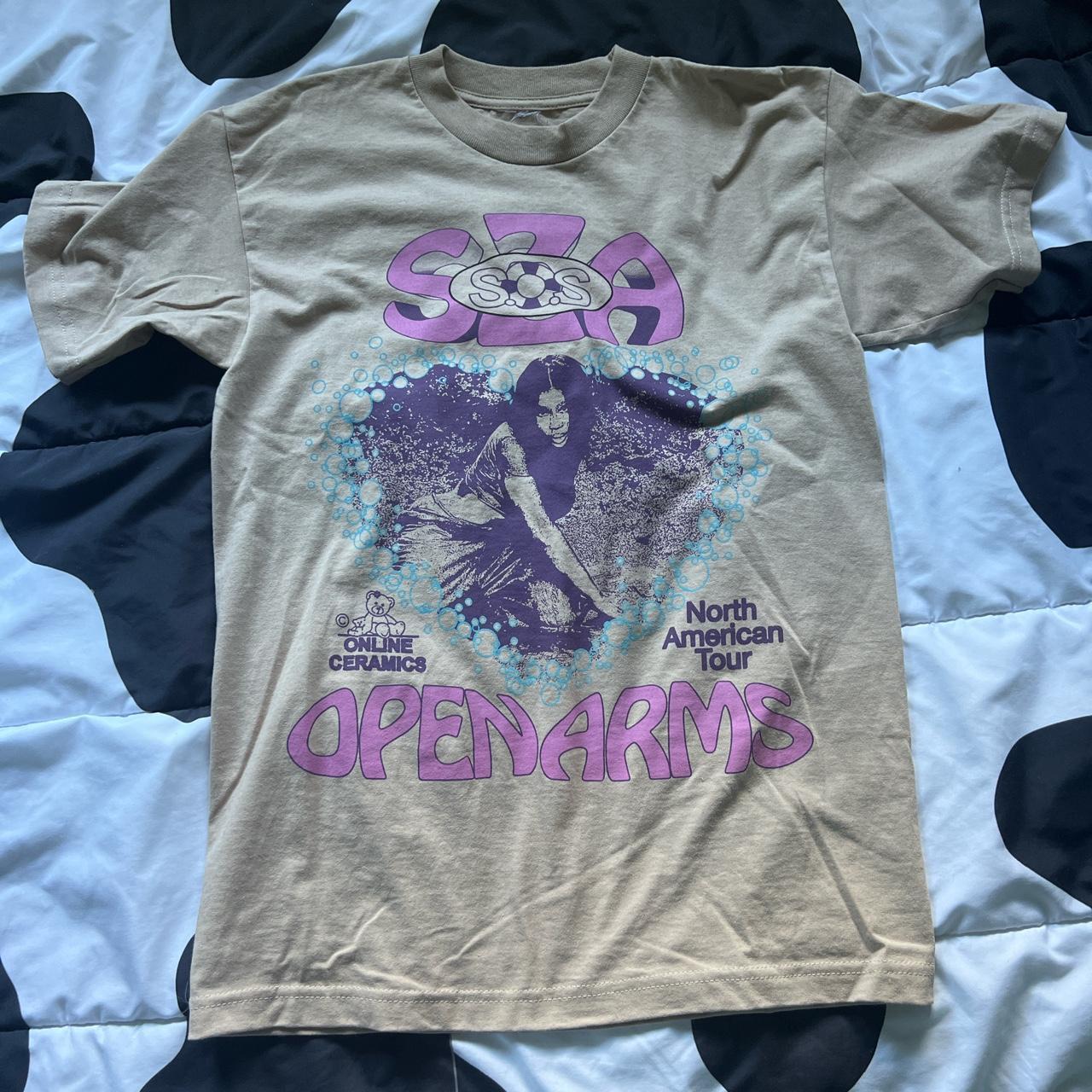 sza SOS north american tour shirt. authentic. barely... - Depop