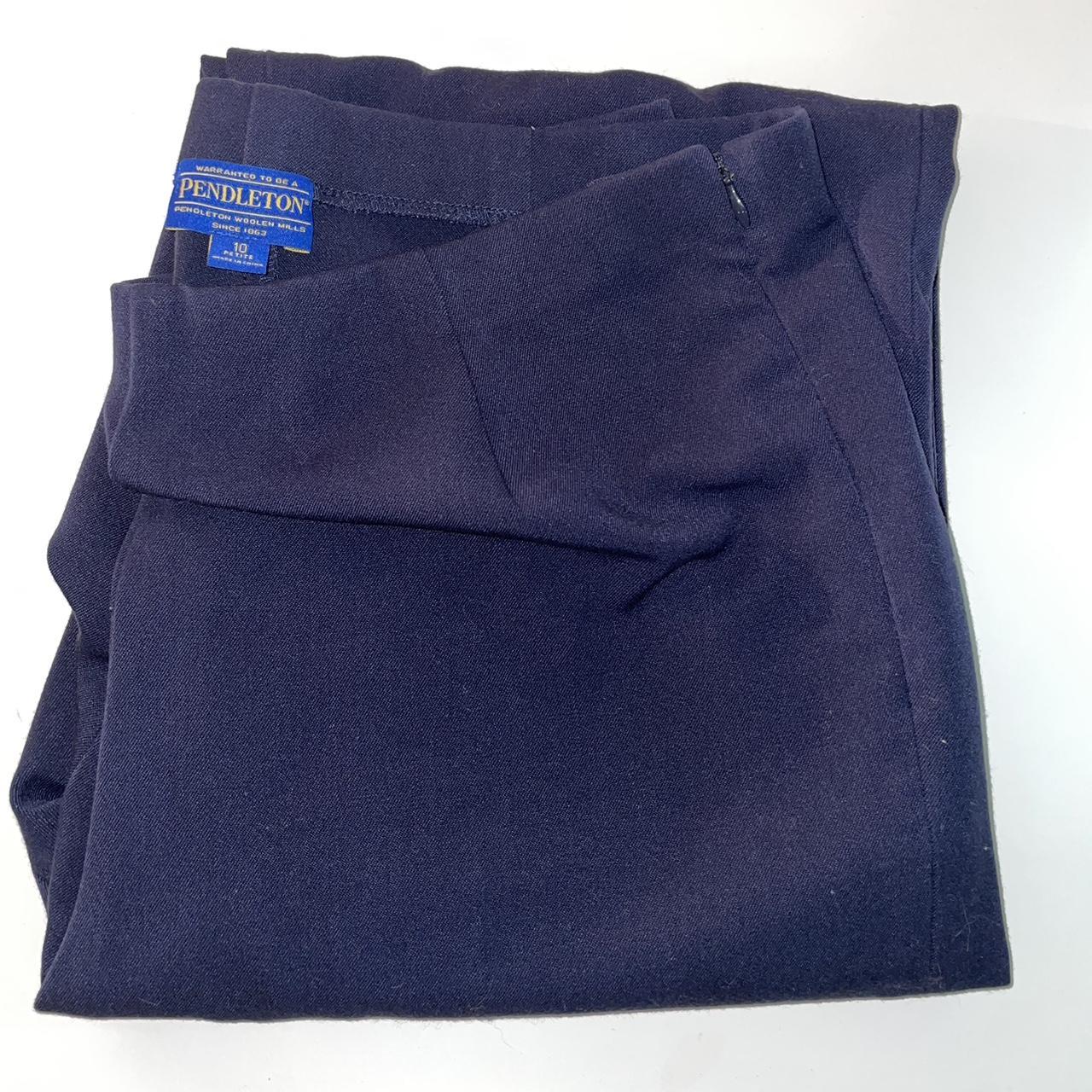 Pendleton Women's Navy Trousers | Depop