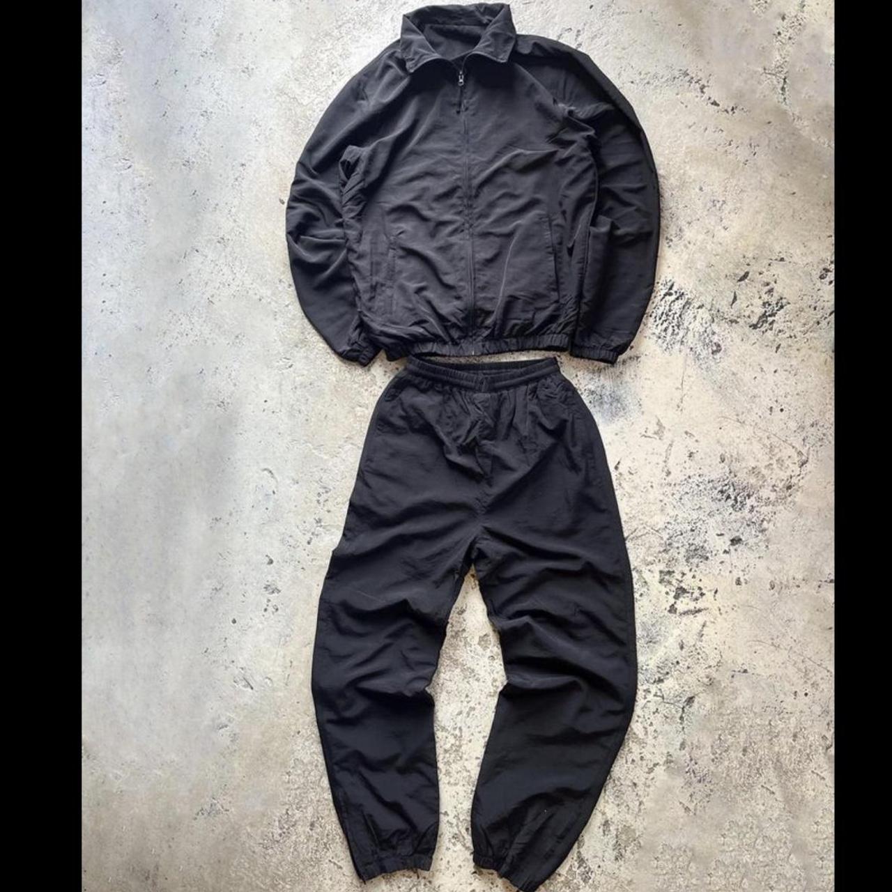 Full zip shell tracksuit - oversized fit -... - Depop