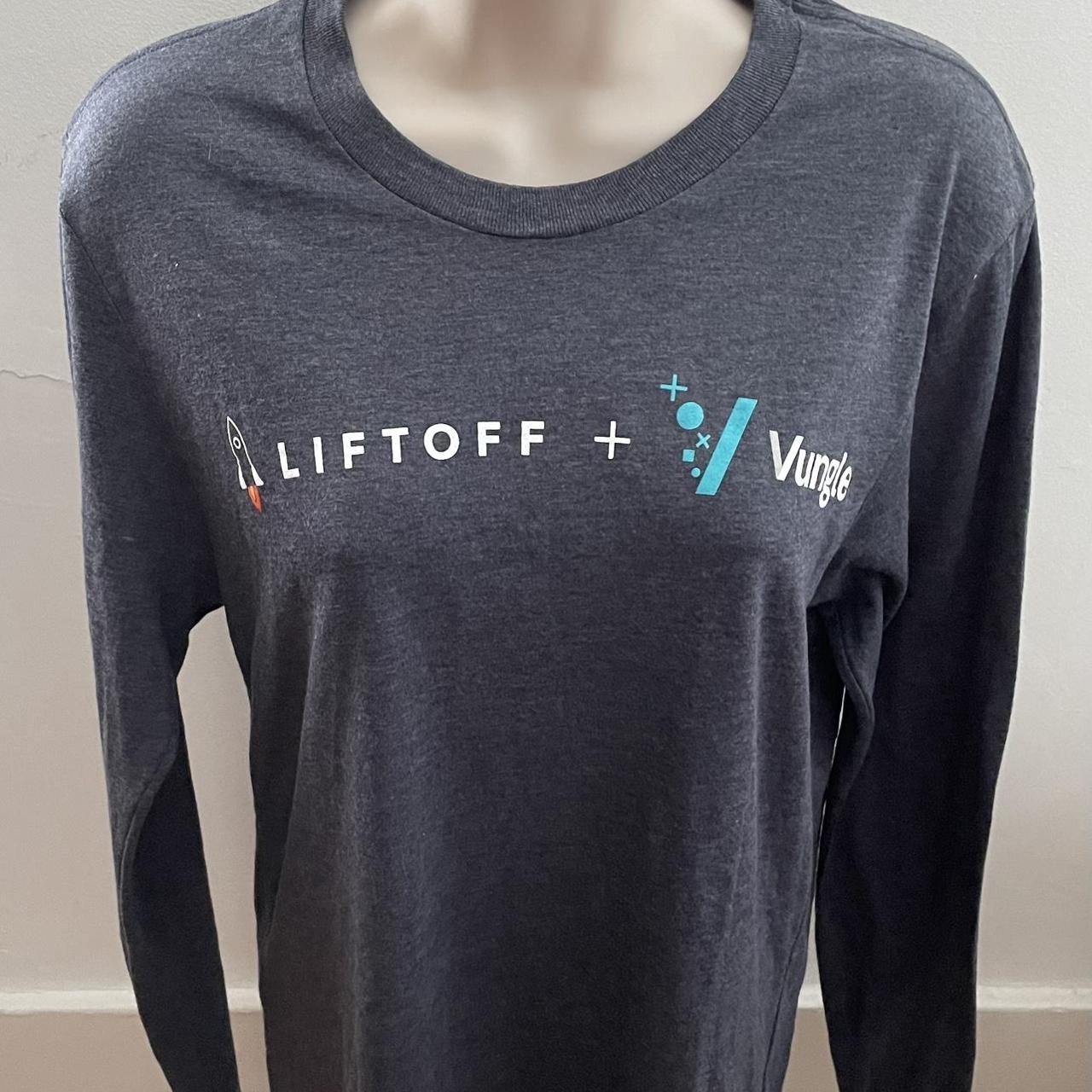 Allmade Liftoff + Vungle gray organic cotton... - Depop