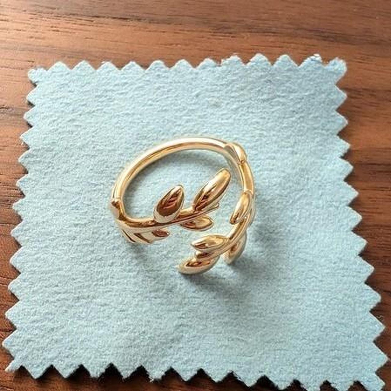 Tiffany Paloma Picasso Olive Leaf Bypass Ring -... - Depop