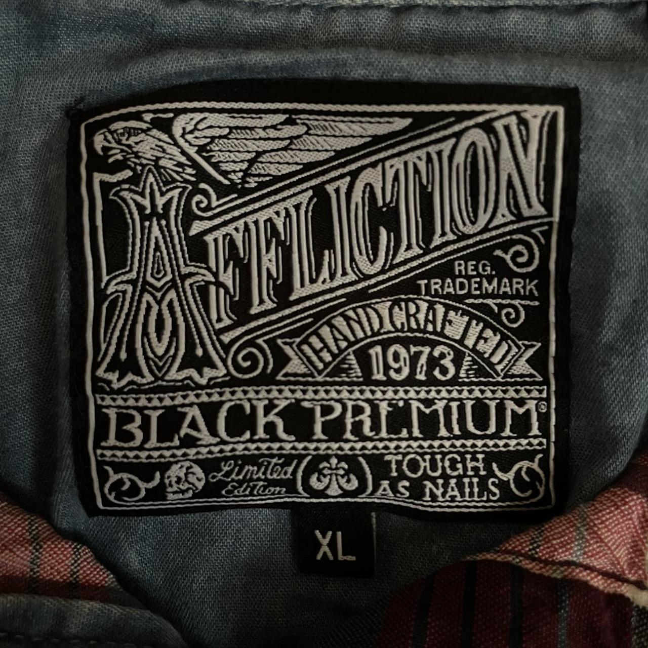 Affliction plaid flannel So sematary core picture... - Depop