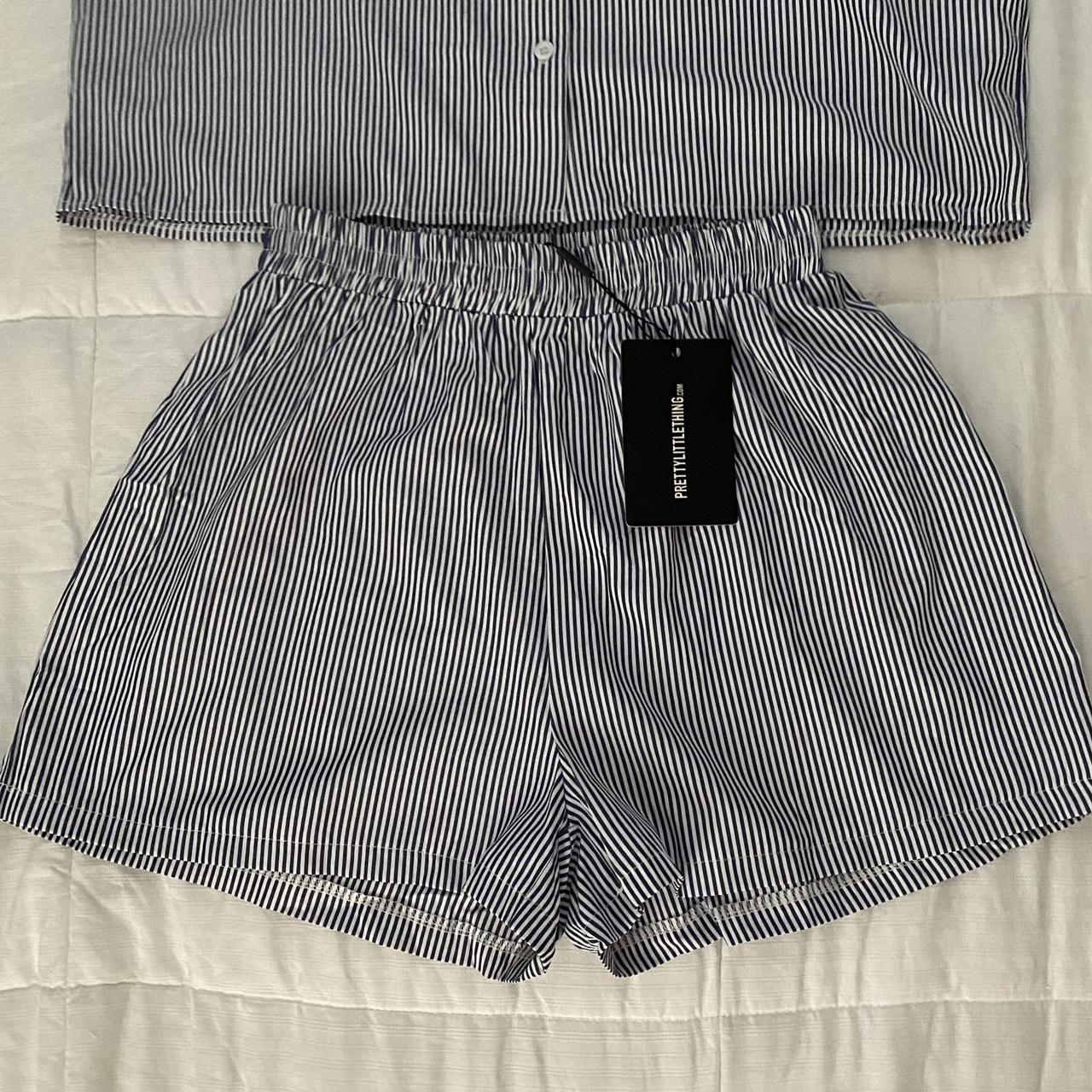 Pretty Little Thing Stripped Set Super cute set... - Depop