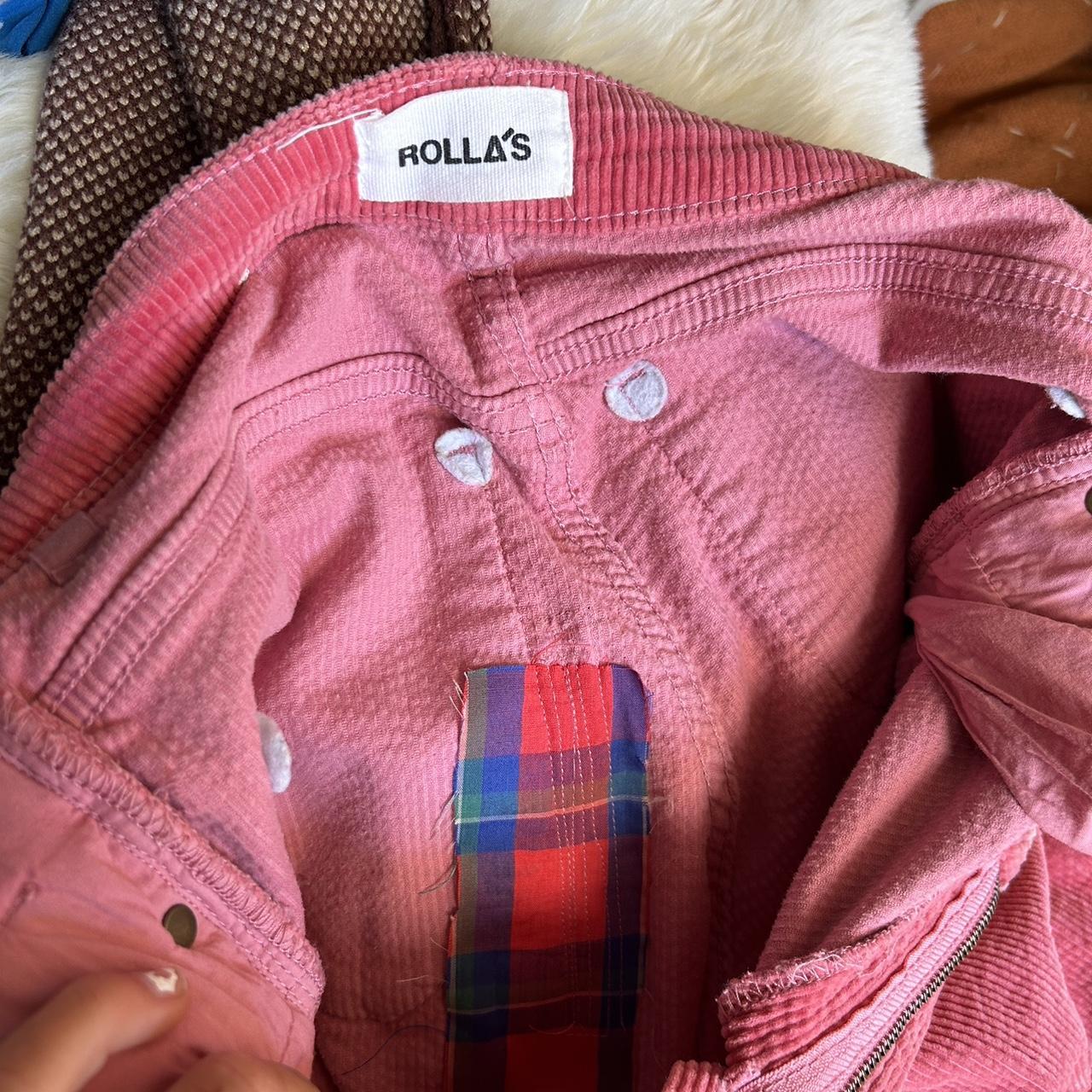 pink corduroy rollas! so cute & flattering! had a... - Depop
