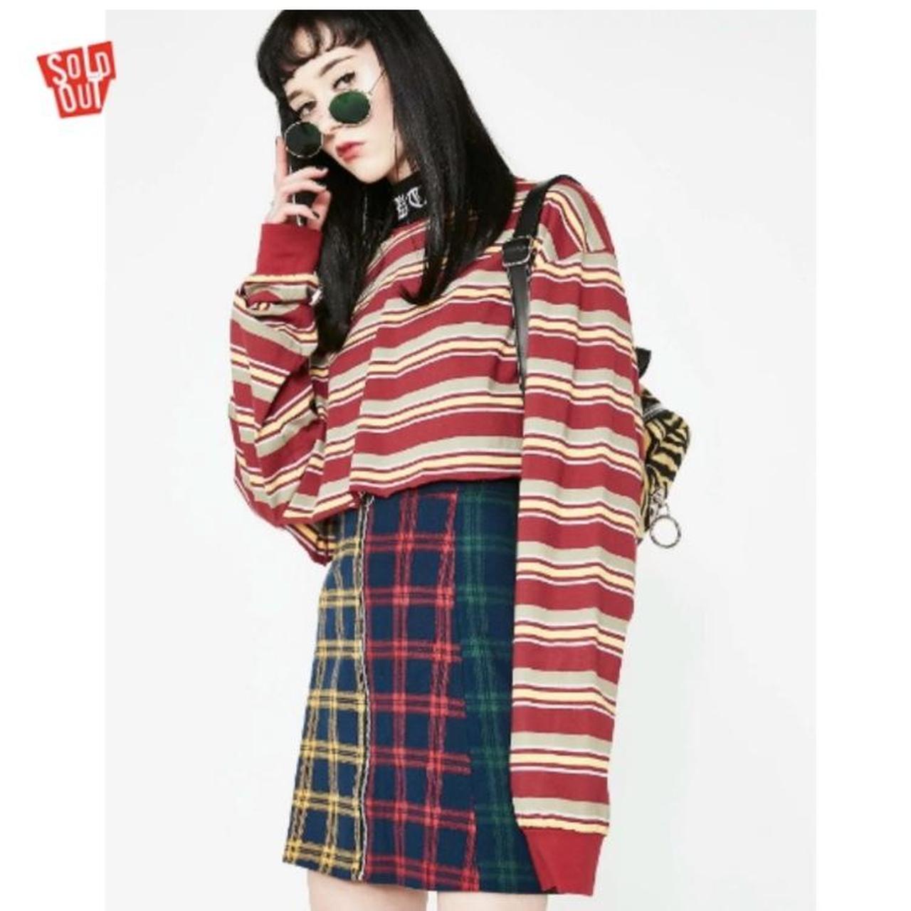 Dolls Kill Lazy Oaf Plaid Skirt 🖤 New Without Tags Depop