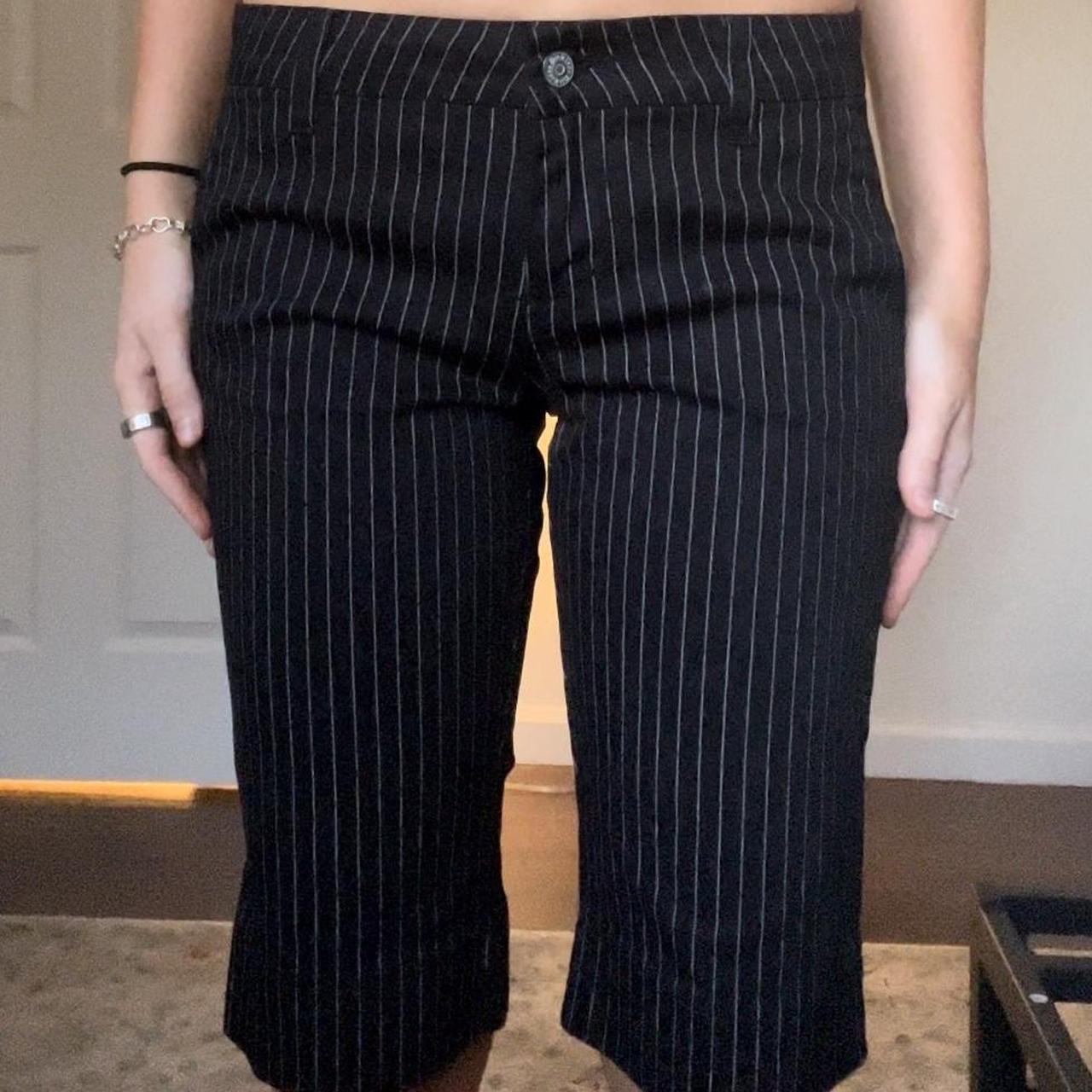 dickies Bermuda pinstripe shorts ⭐️very avril... - Depop