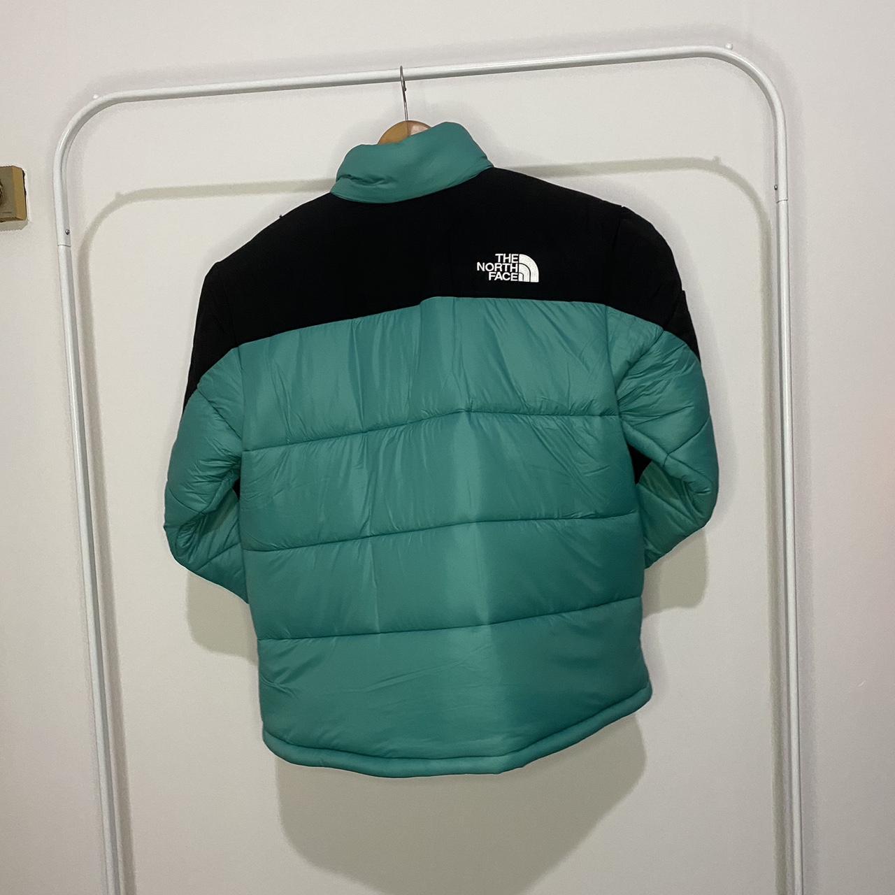 North Face Puffer Jacket Teal Size: Large BRAND NEW... - Depop