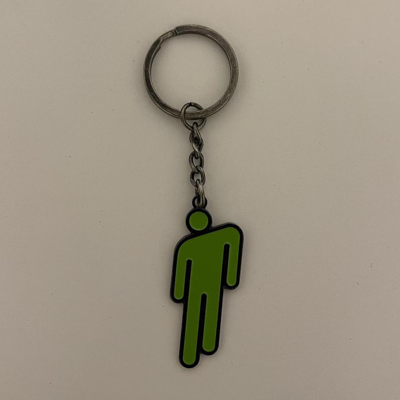 green and black blohsh keychain - comes with free... - Depop