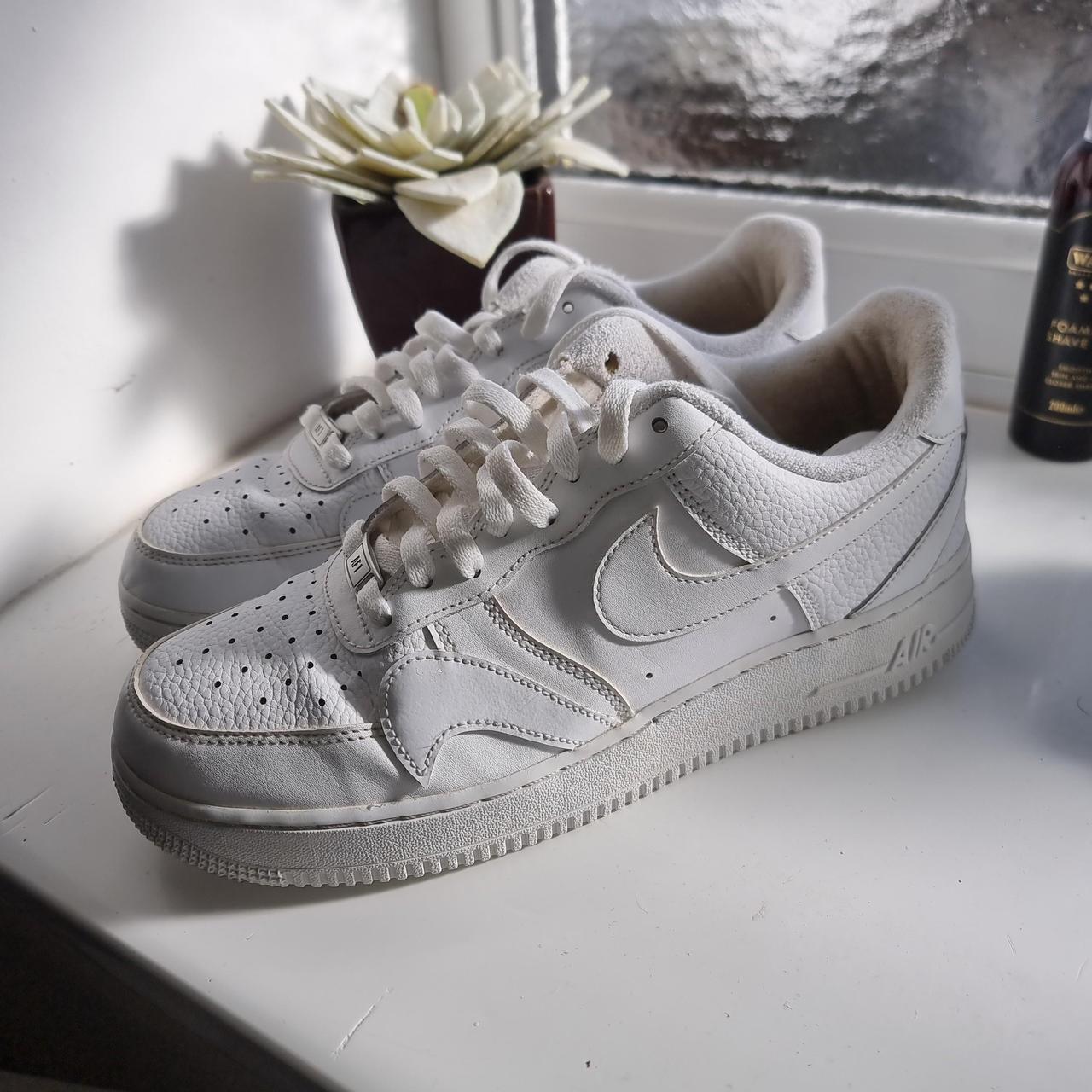white nike air force - Depop