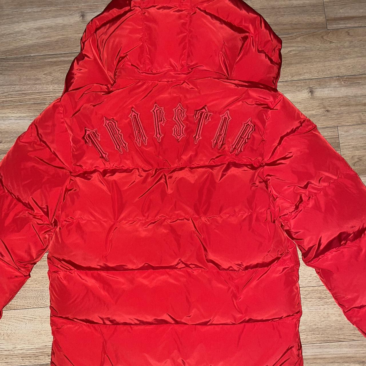 Red Trapstar London Jacket Irongate Detachable... - Depop