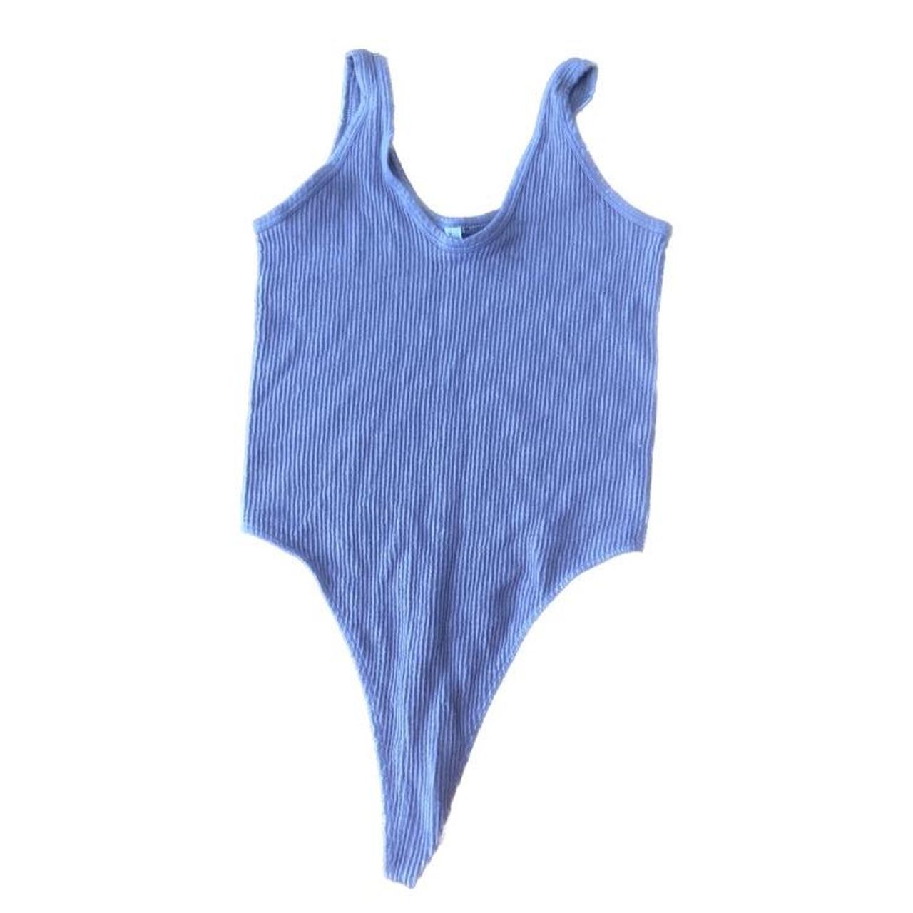 Urban outfitters purple high leg body suit, super... - Depop