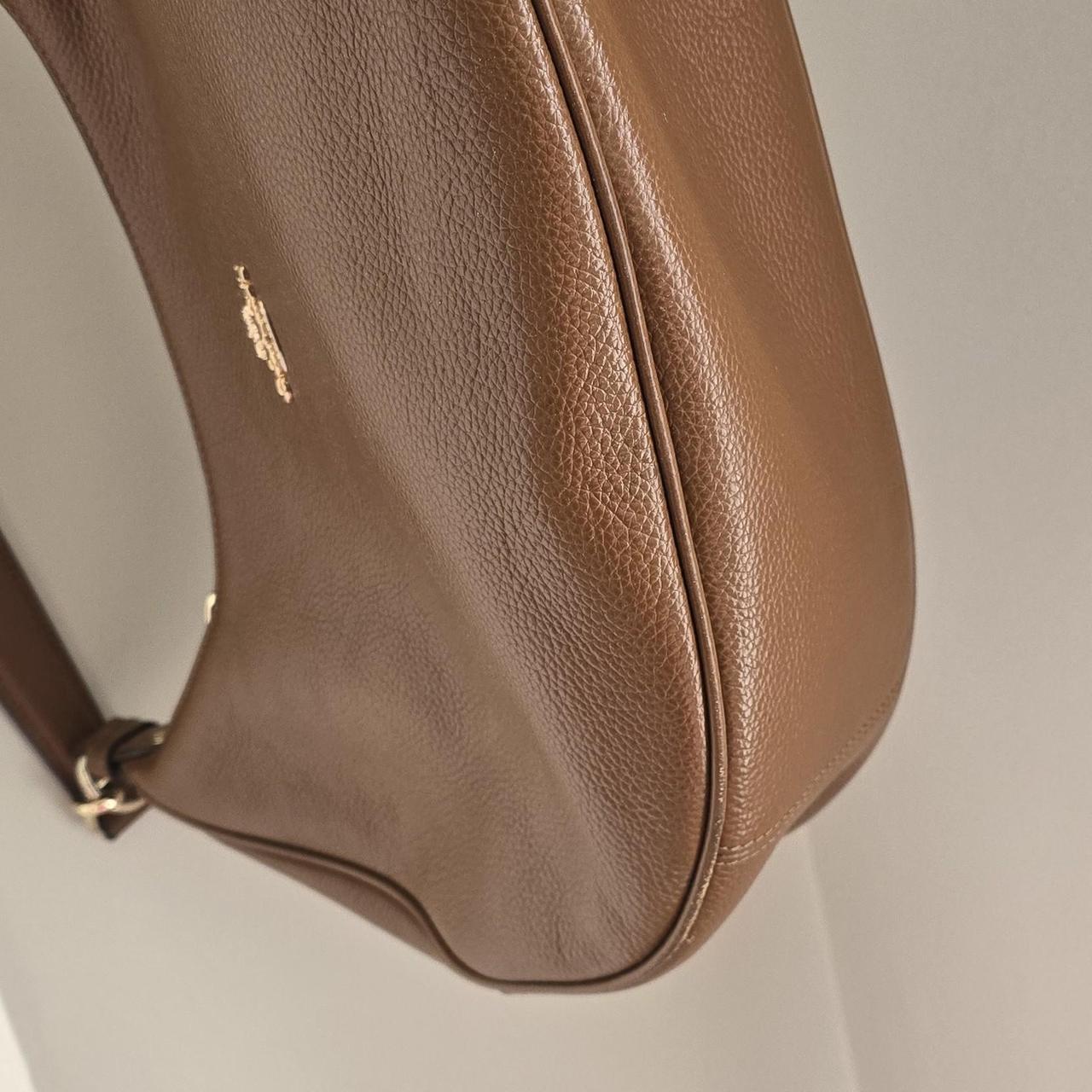 Like new - brown/tan leather Coach bag #coach - Depop