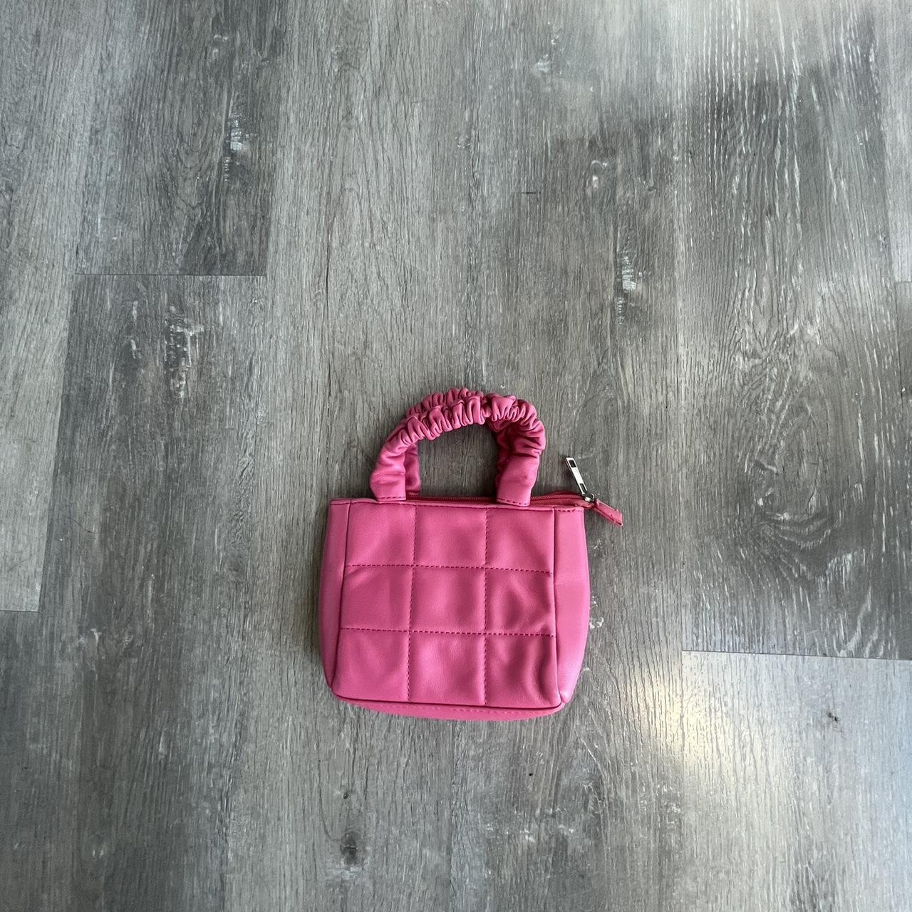PRETTY LITTLE PINK BAG💕💞💕 mini pink bag in great... - Depop