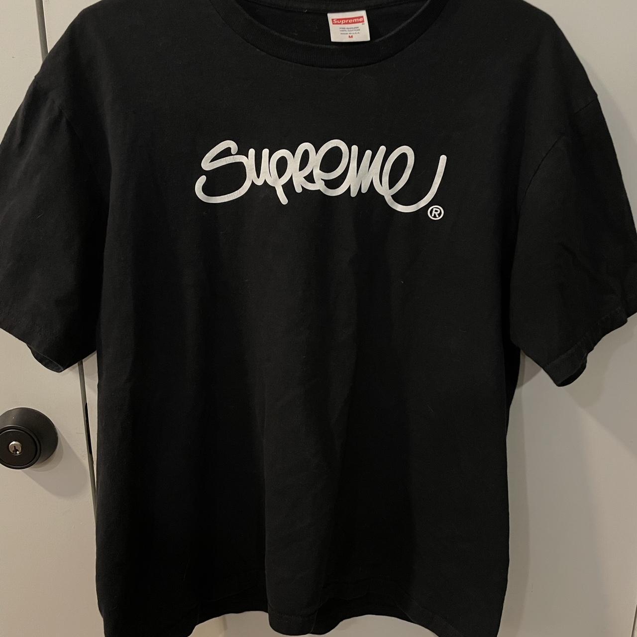 authentic black supreme shirt! PERFECT for a casual... - Depop
