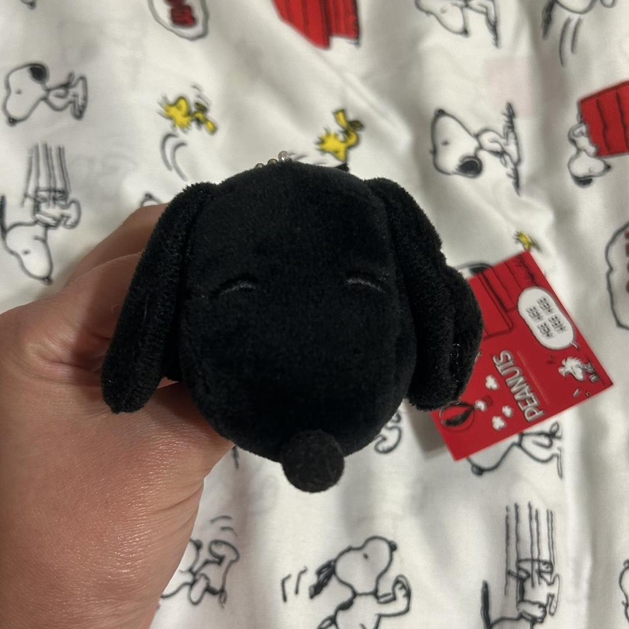 Snoopy Mono colored black plush keychain brand new... - Depop