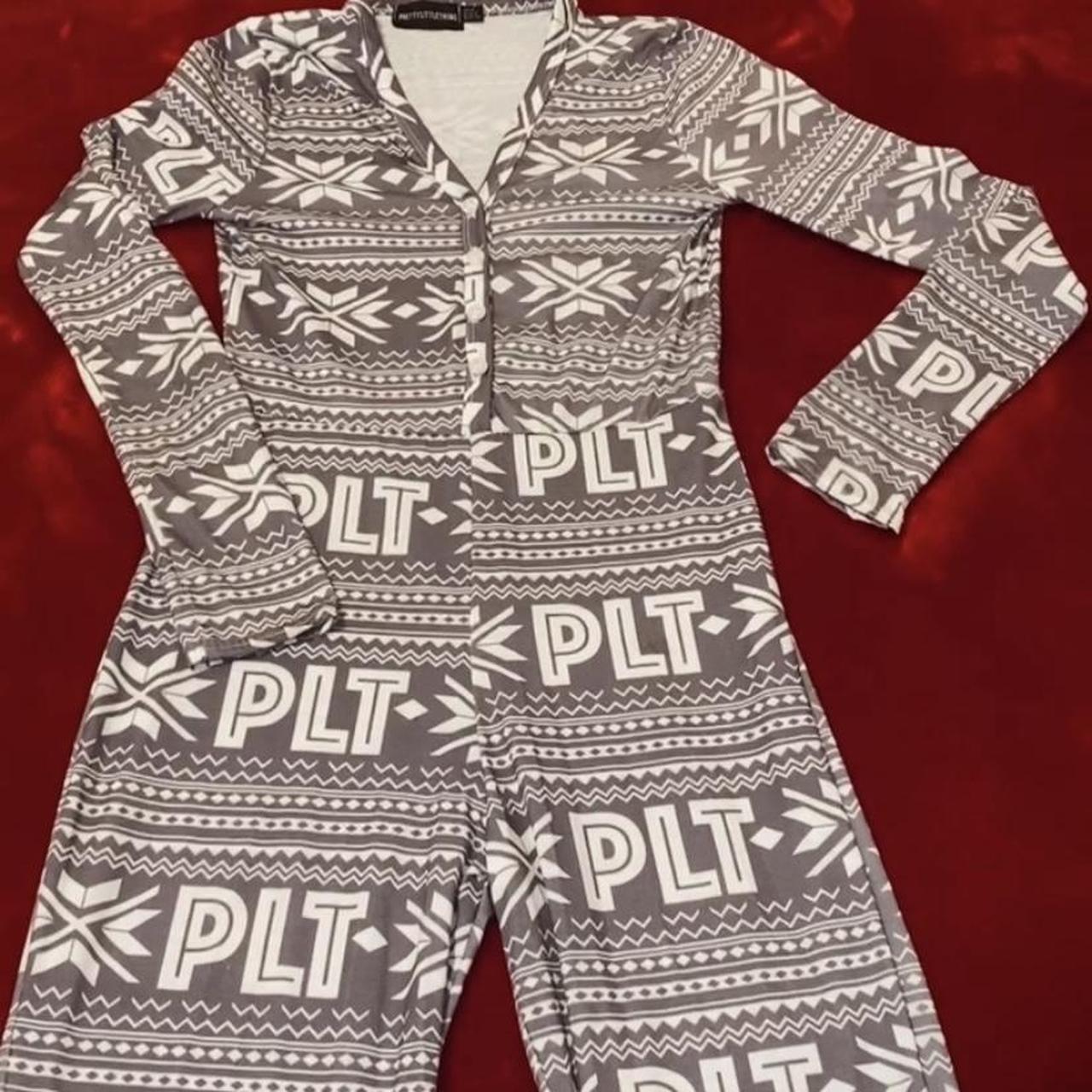 PLT Christmas Onesie Pajama!🤍 ️ Size S New - Depop