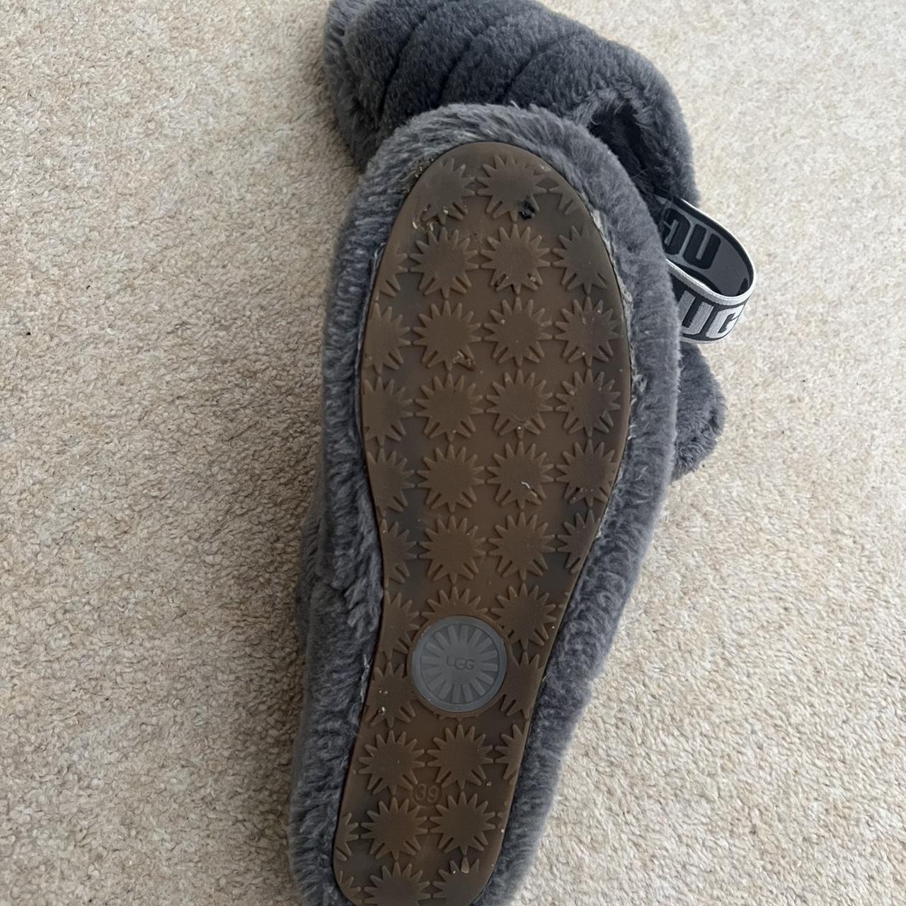 Ugg Slippers Brought from Turkey Grey Size 5-6... - Depop