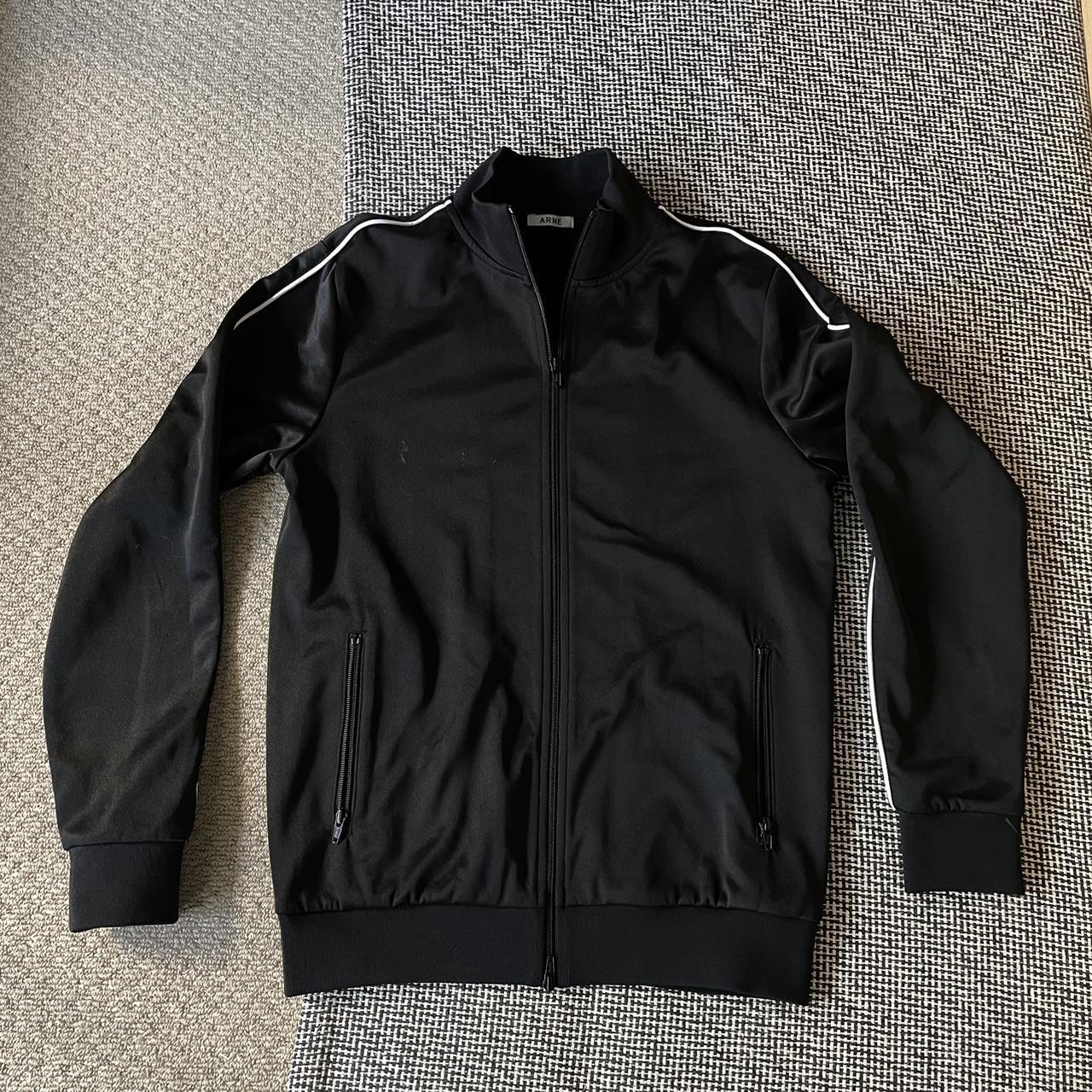 Arne Clo Tracksuit Top - Black - M - Depop