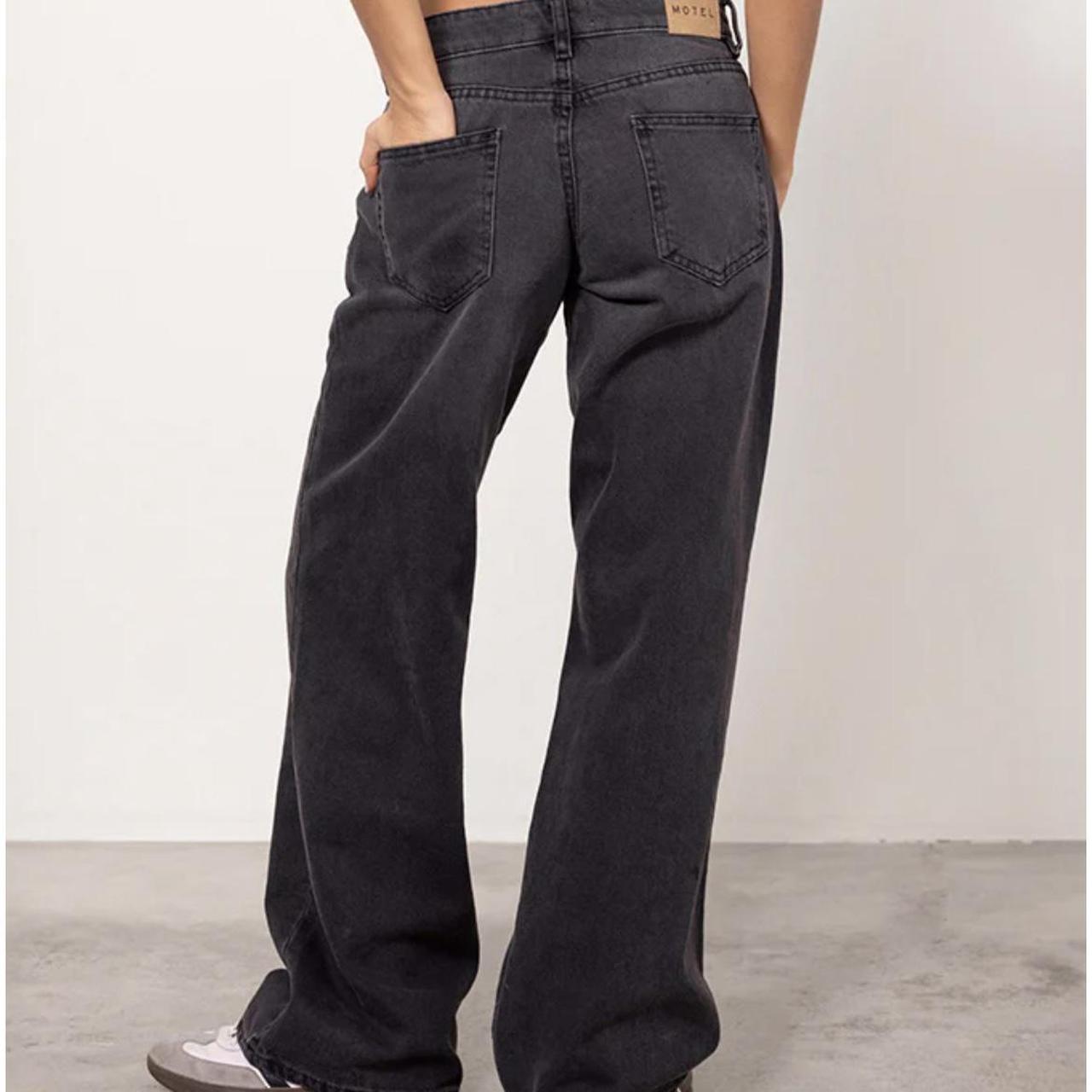 Black motel rocks parallel jeans W28 L30 So nice... | Depop
