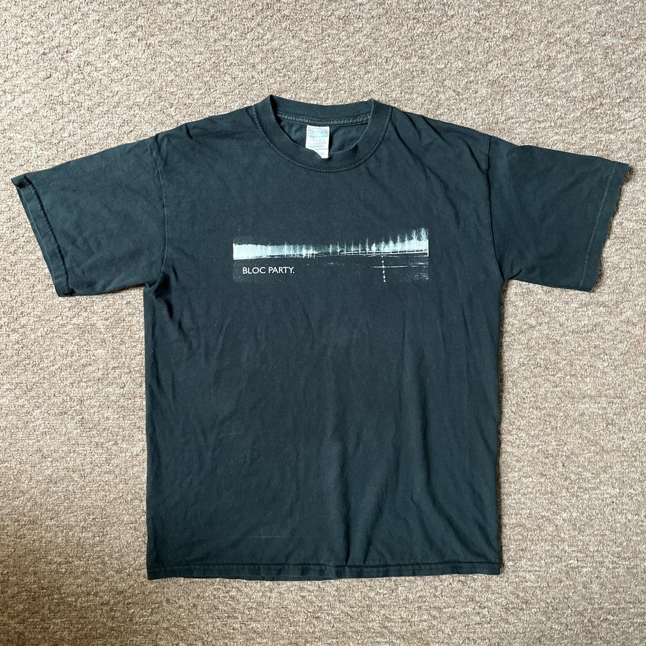 VINTAGE BLOC PARTY BAND T-SHIRT Pit to pit:... - Depop