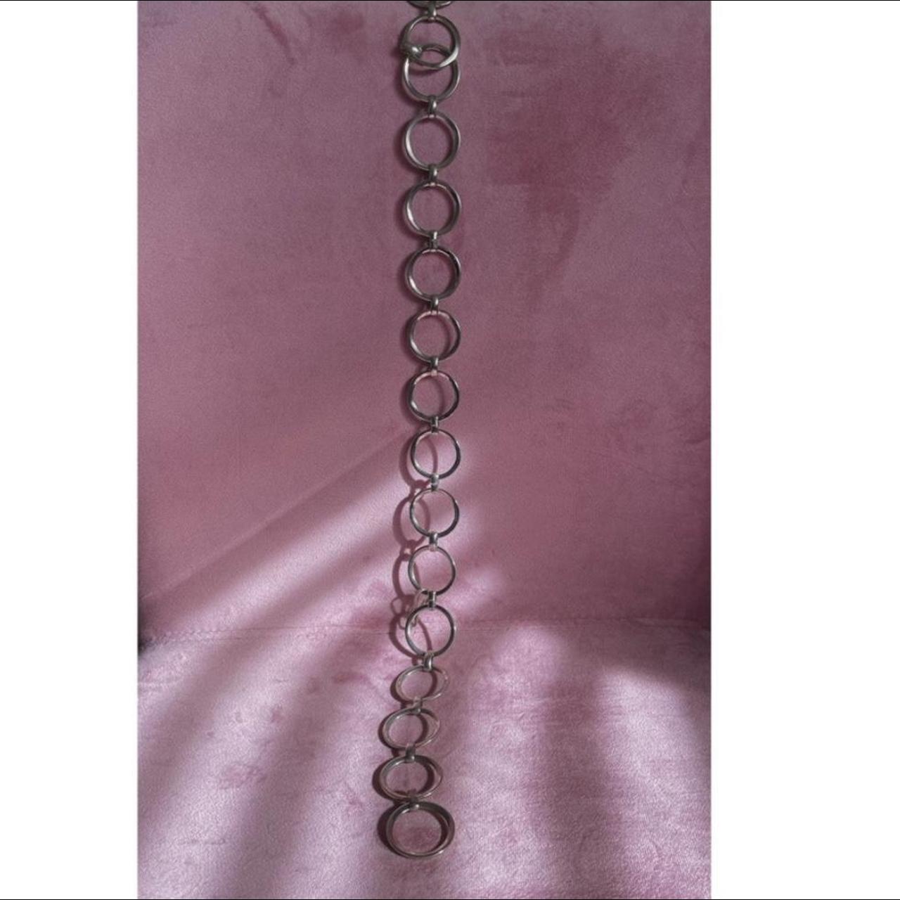 90’s Silver Hoop Chain Belt Details: ️90’s Hoop... - Depop