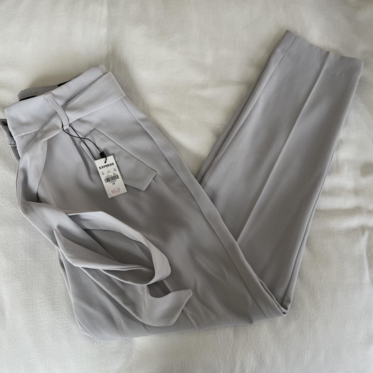 Express Ankle High Rise Slacks! New with tags! Light... - Depop