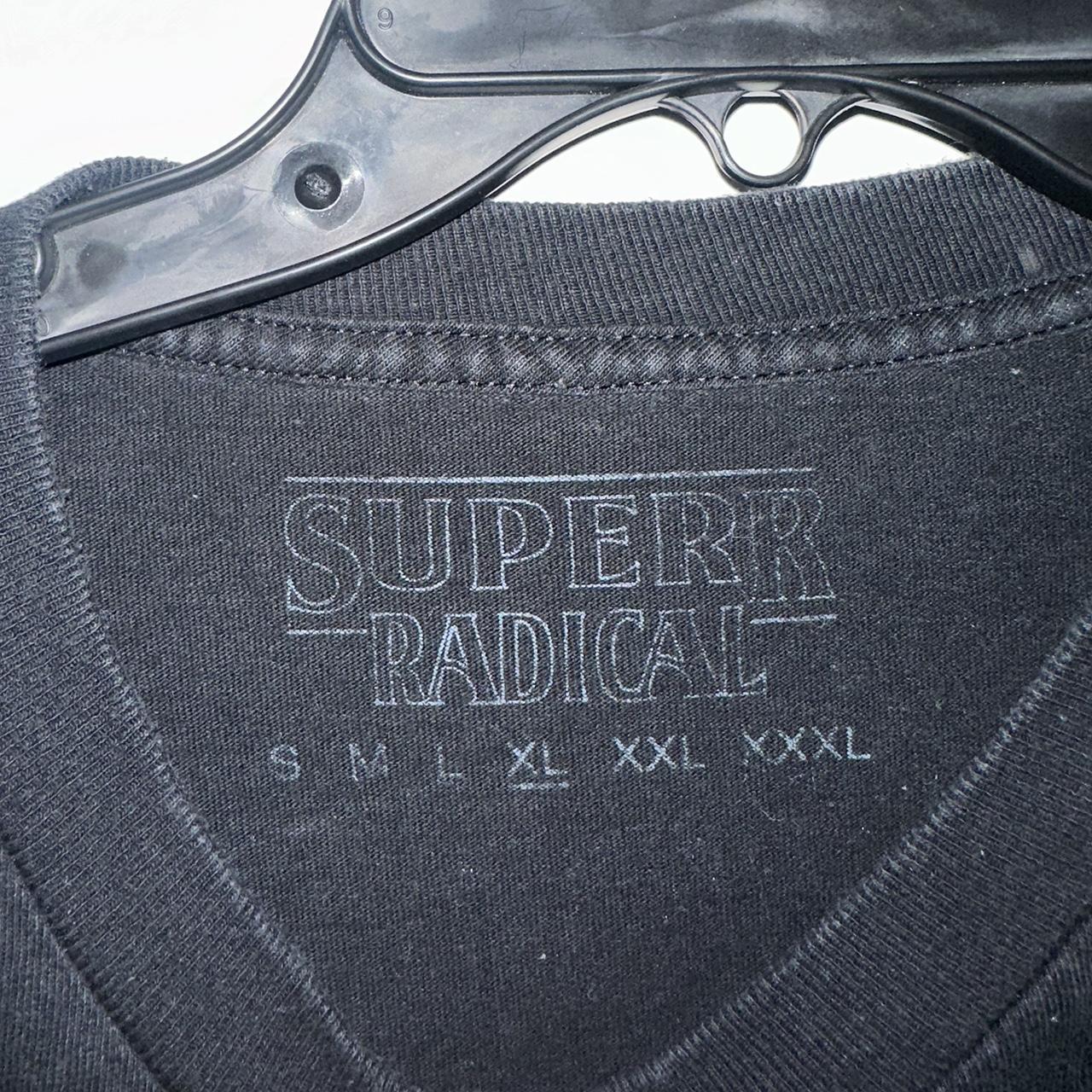 Black Super Radical Shirt Size XL #SuperRadical - Depop