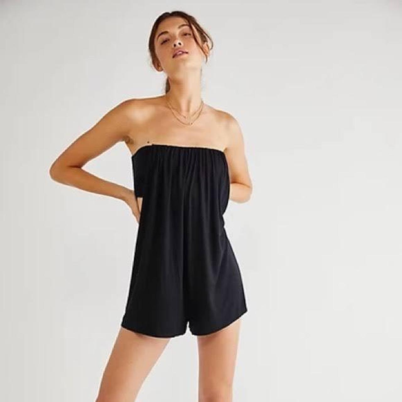 Free people beach tube top romper. Kinda boho kinda... - Depop