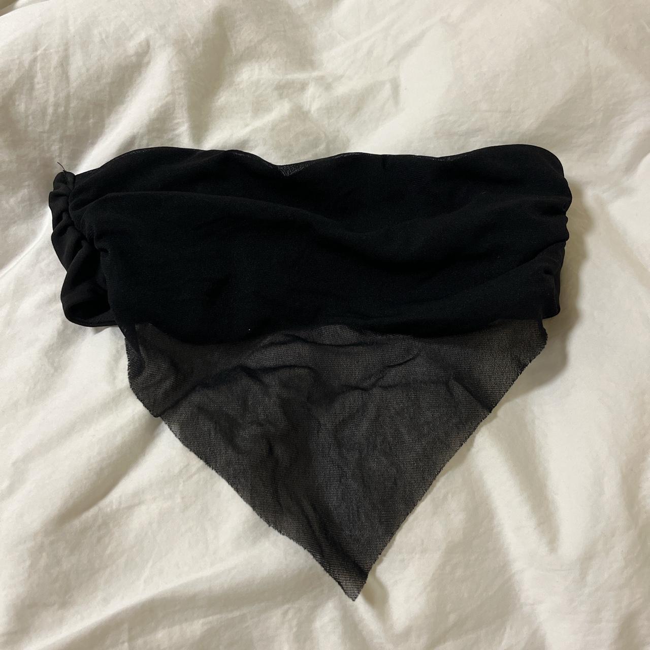 Edikted strapless mesh triangle top. Super cute for... - Depop
