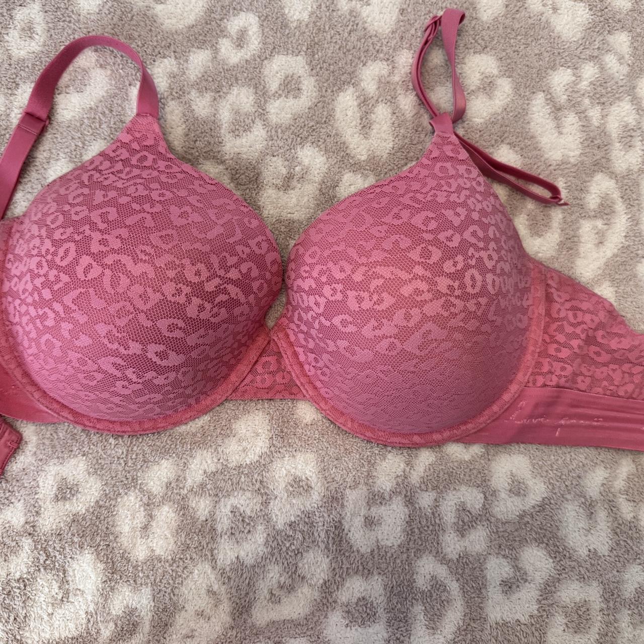 PINK-Victoria Secret pink leopard print Sz:... | Depop