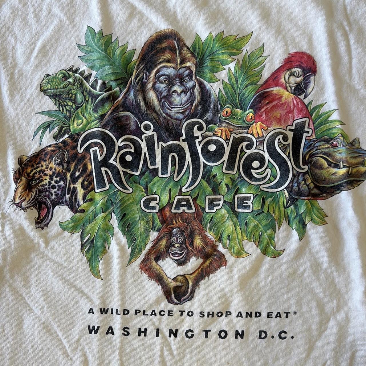 Vintage rainforest cafe tee Size large - Depop