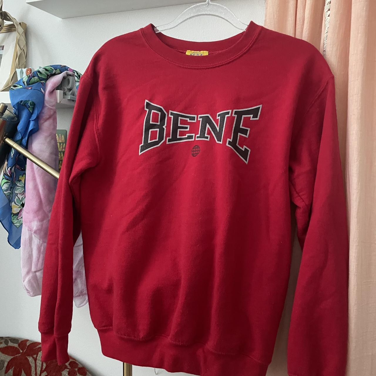 bene culture red sweater - soso cute and comfortable... - Depop