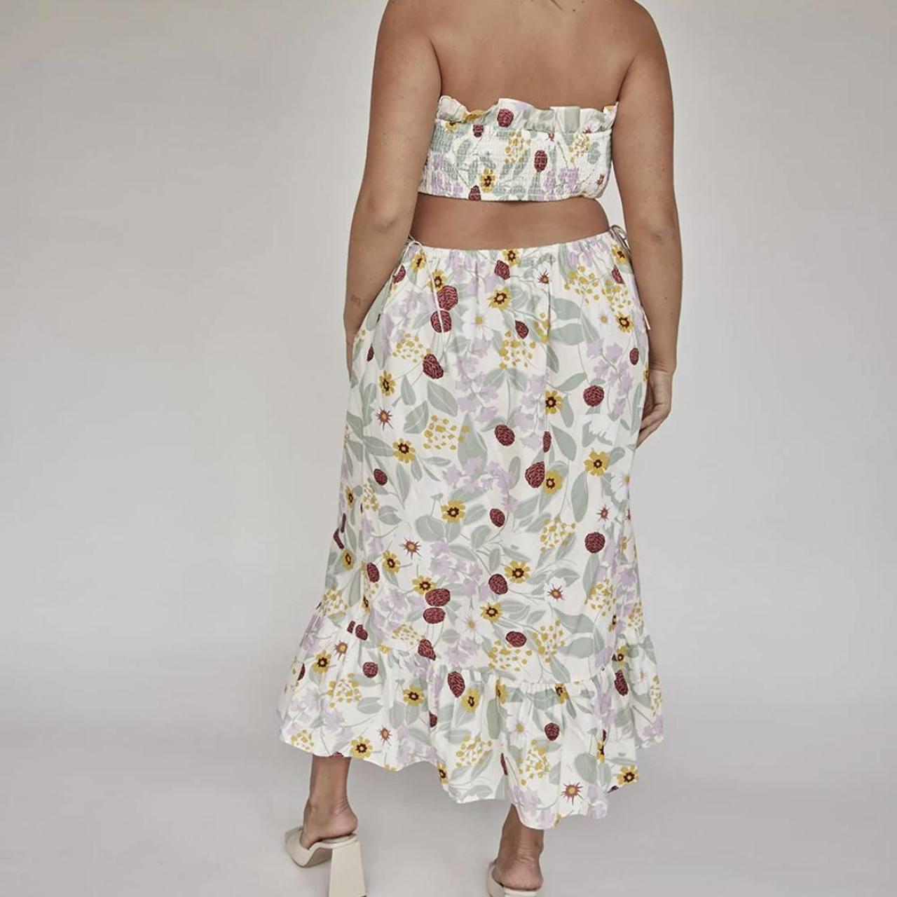 SABO Indigo Midi Dress Unworn - still has tags... - Depop