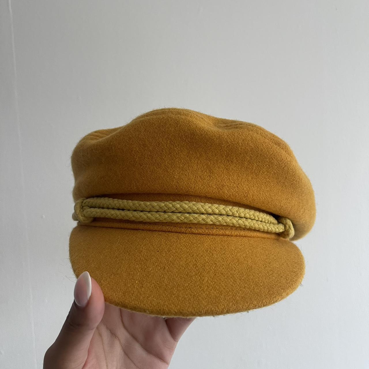 Brixton Mustard Yellow Sailor Hat Size XS - Depop