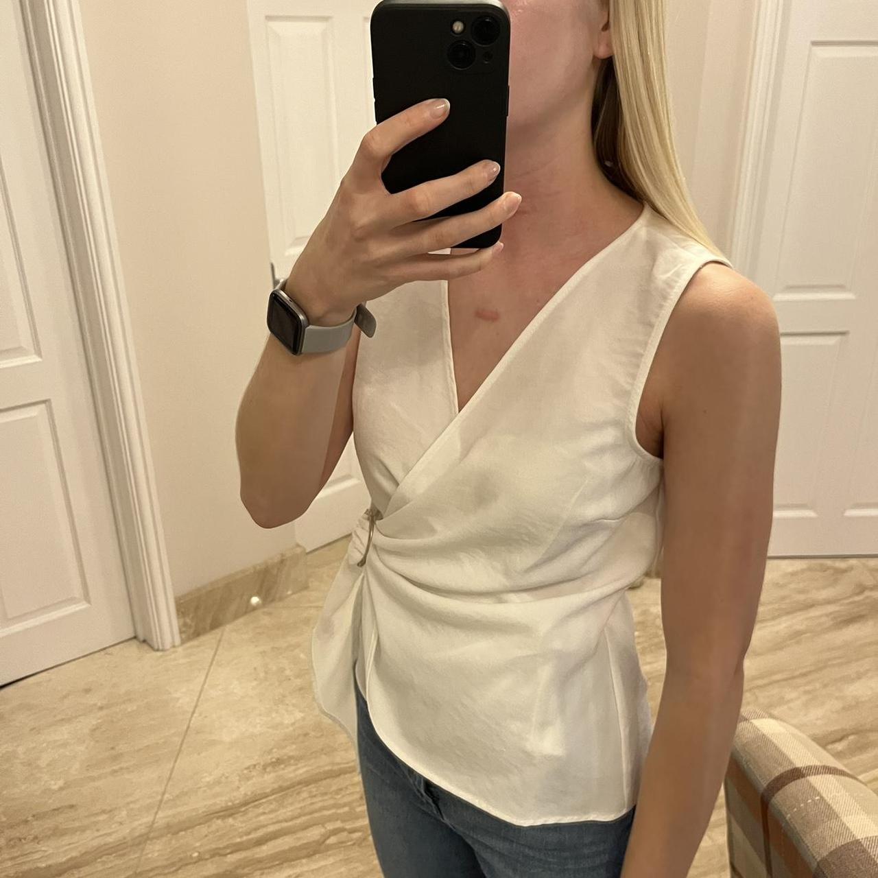 Primark Women's White Blouse | Depop