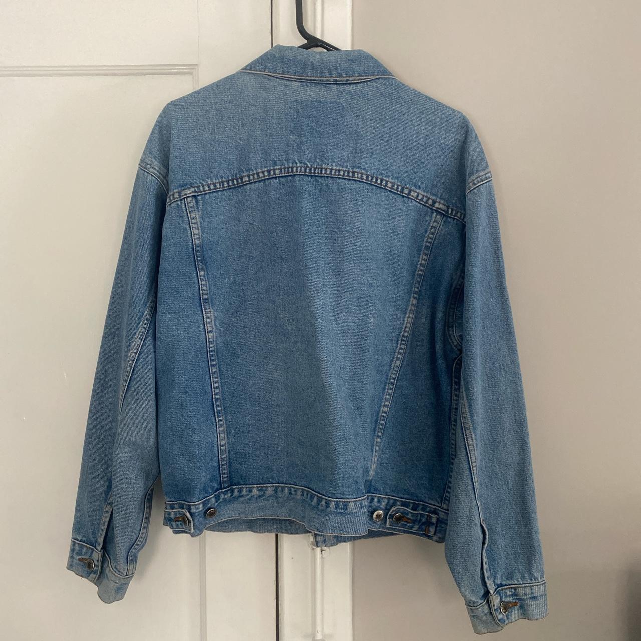 Canyon River Blues Men's Blue and White Jacket | Depop