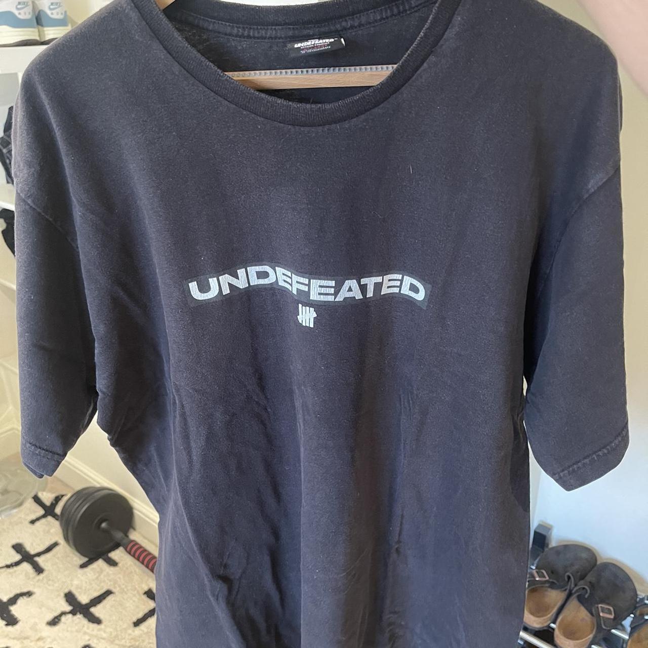 vintage undefeated t shirt size XL cracking on... - Depop