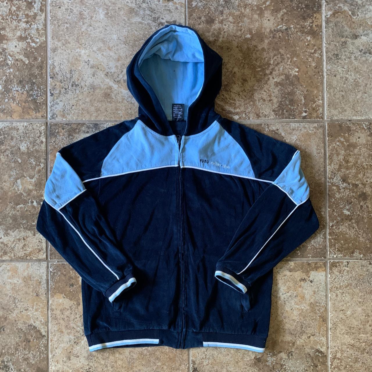 FUBU Collection Sweater Size: L (16-18) P2P: 23... - Depop