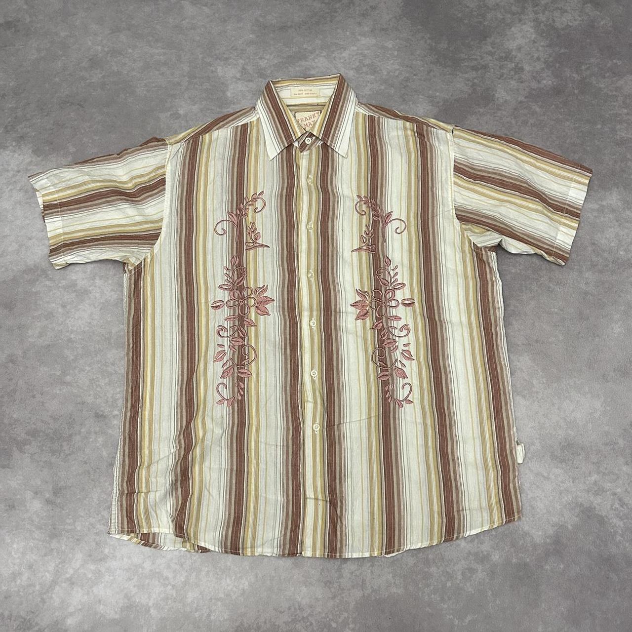 VINTAGE FRANKY MAX CAMP SHIRT - SIZED L... - Depop