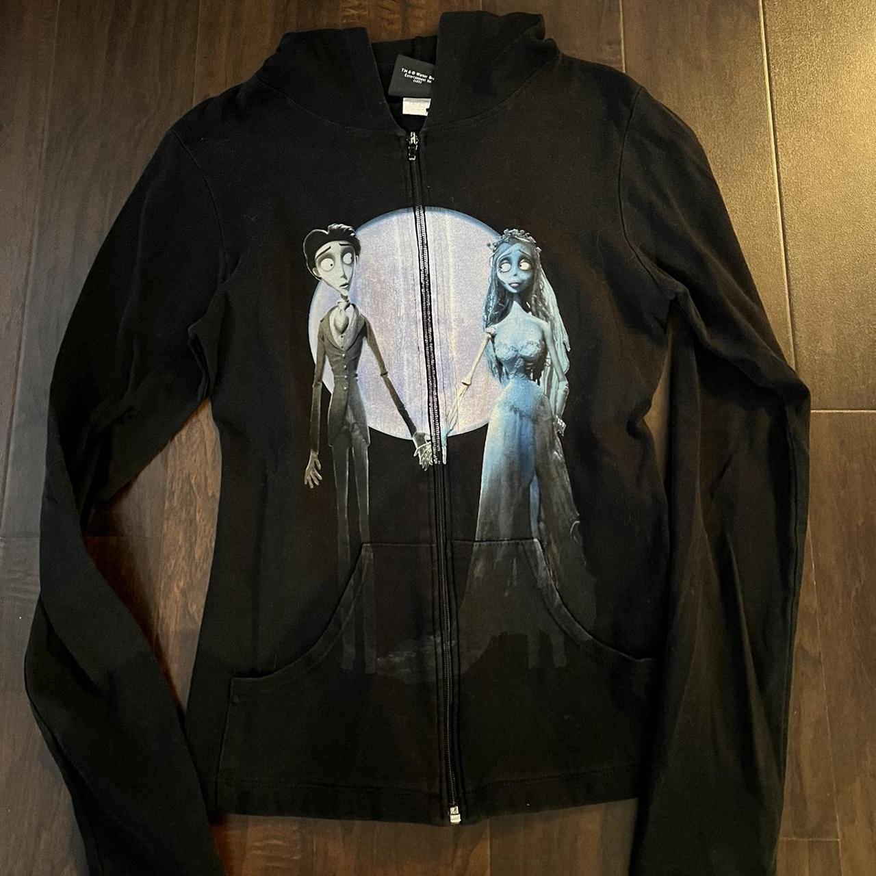 VINTAGE CORPSE BRIDE ZIP UP JACKET Great pre-owned... - Depop