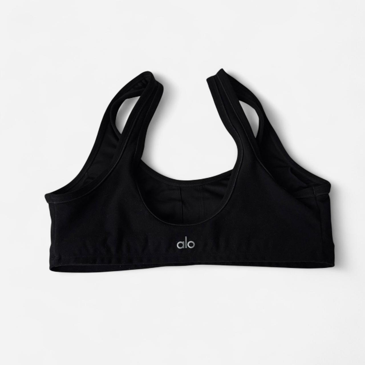 ALO CENTER STAGE BRA Alosoft material Barley worn No... | Depop